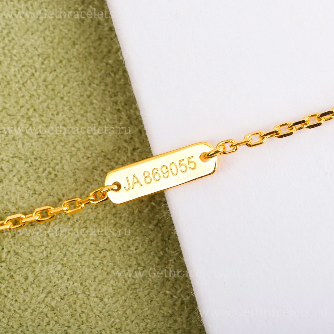 Réplique Van Cleef Arpels Magic Alhambra Long Collier 1 Motif Or Jaune ...