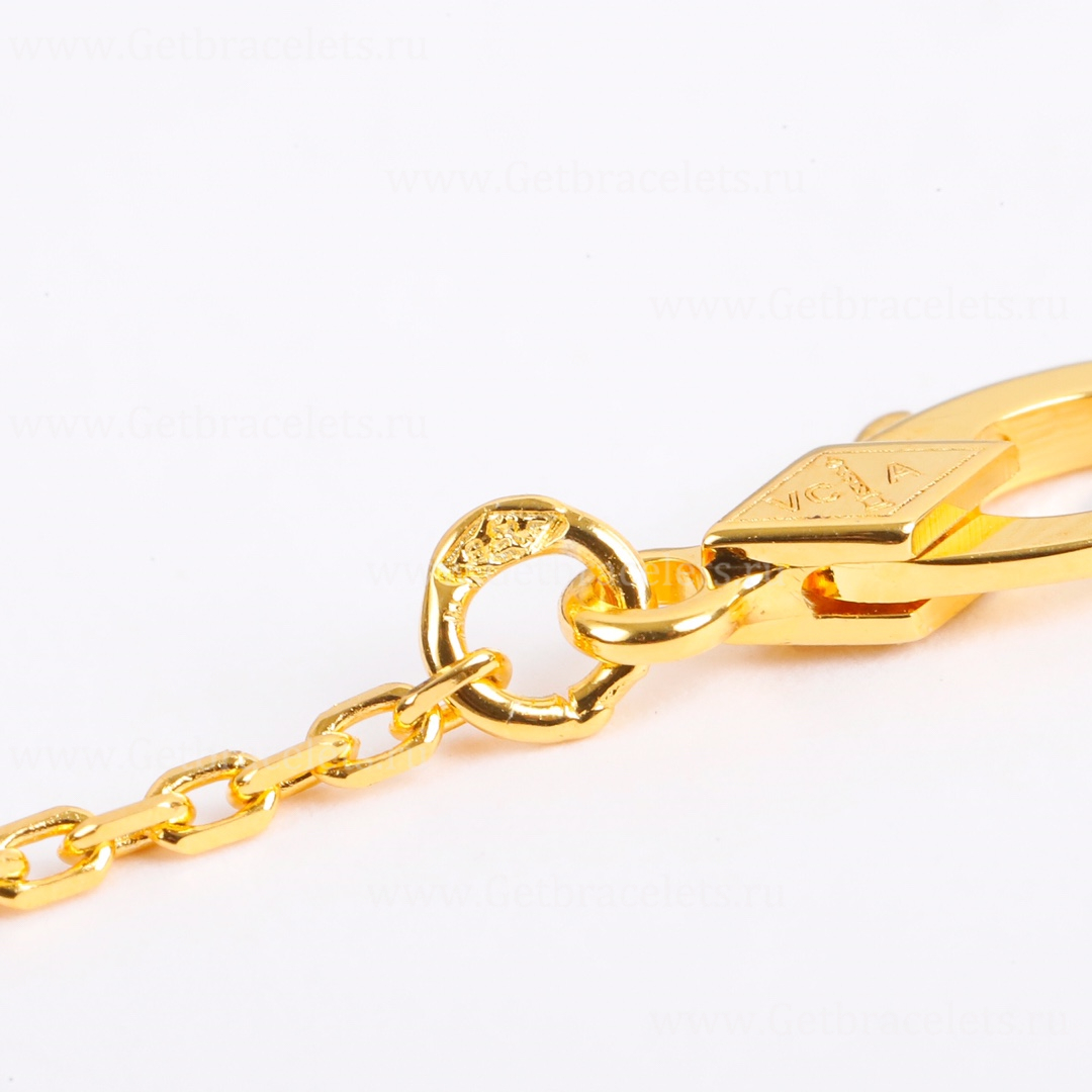 Réplique Van Cleef Arpels Magic Alhambra Long Collier 1 Motif Or Jaune ...